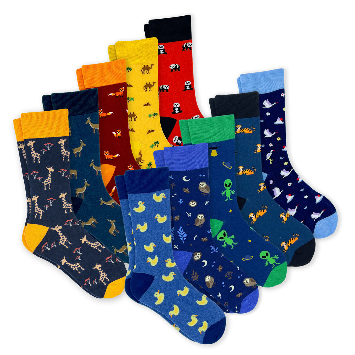 Men's Crazy 10 Pack | Funky socks – Society Socks