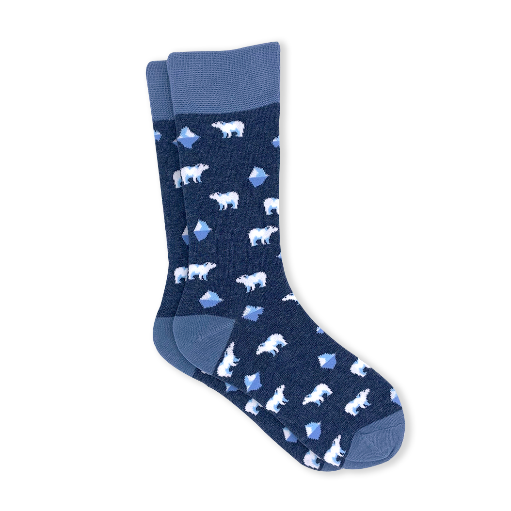 Polar Bear Socks | Bold Socks With A Social Cause – Society Socks